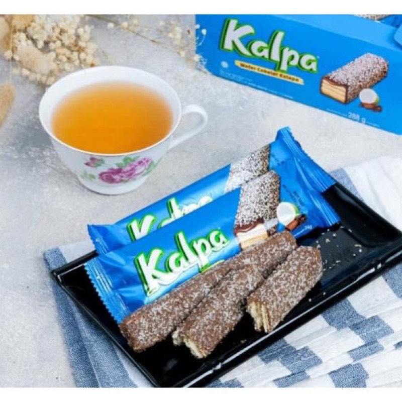 ( date 1/4/25) Bánh xốp Kalpa chocolate phủ dừa 12x22g ( iIndonesia ...