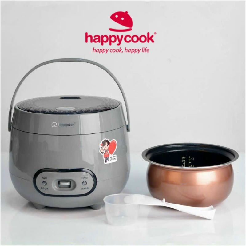 Nồi Cơm Điện Happy Cook 1.2 Lít HCJ-120G | Shopee Việt Nam