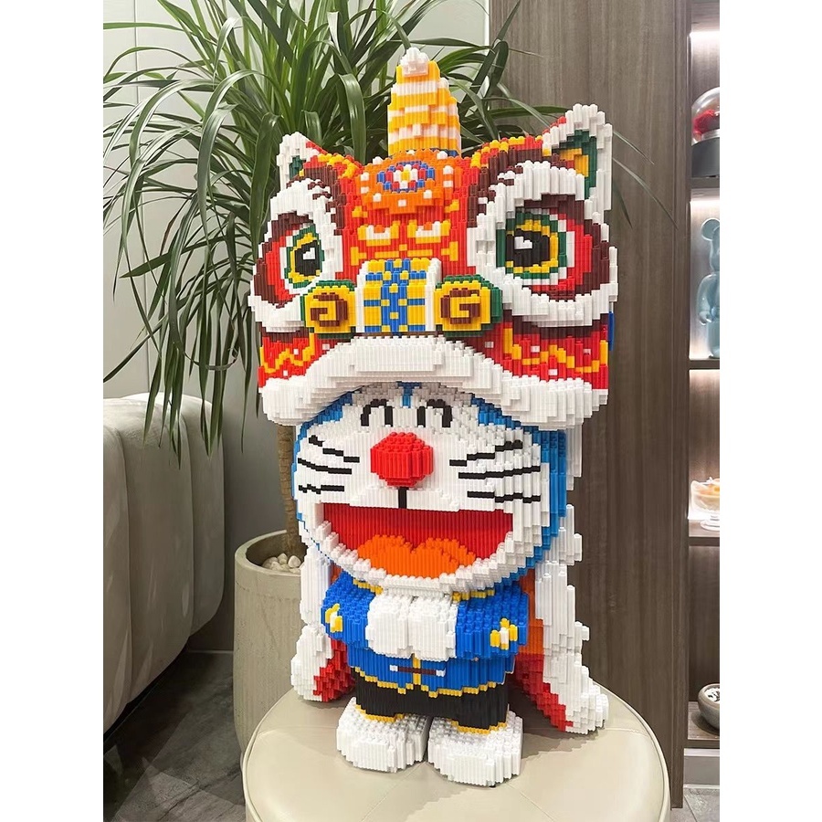 Mô Hình Mô Hình haigaipin cỡ lớn 67cm DOREMON múa Kỳ Lân nanoblocks Kỳ ...