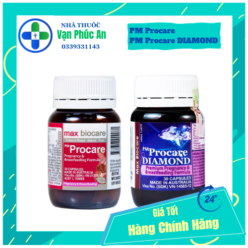 PM PROCARE - PROCARE DIAMOND - ÚC [Lọ 30 viên] - Vitamin tổng hợp cho ...