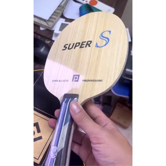 Cốt vợt bóng bàn Super S chính hãng Pingpangwang - Sợi super ALC + bề ...