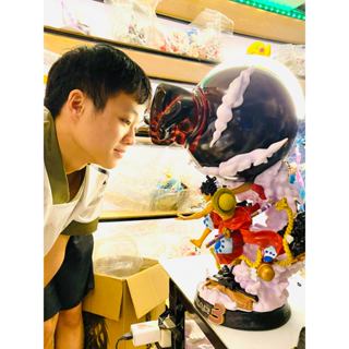 (Có sẵn - 40cm) Mô hình Luffy Gear 3 khổng lồ phun sơn bóng | Shopee ...