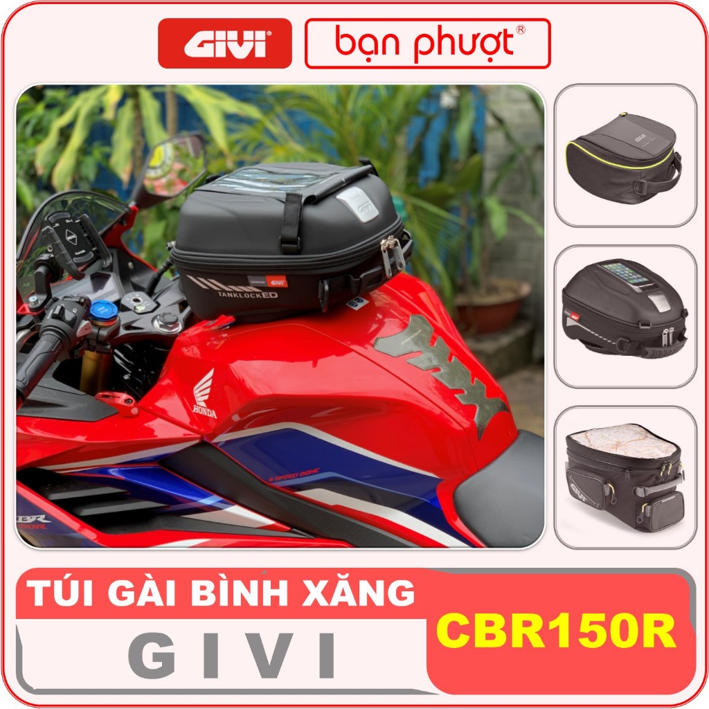 Túi Bình Xăng Givi CBR 150R - Túi Gài Bình Xăng Givi Kèm Ngàm Tanklock ...