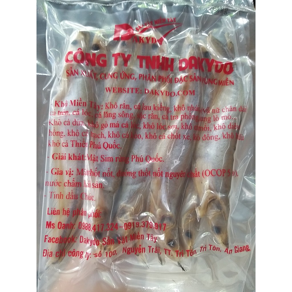 Khô cá trèn (chèn) bầu, khô 2 nắng, thương hiệu đặc sản Dakydo (An ...