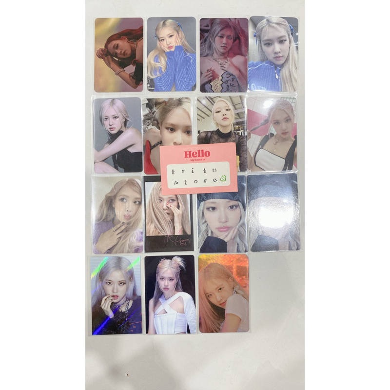 [OFFICIAL] Card ROSÉ blackpink tổng hợp chính hãng | Shopee Việt Nam
