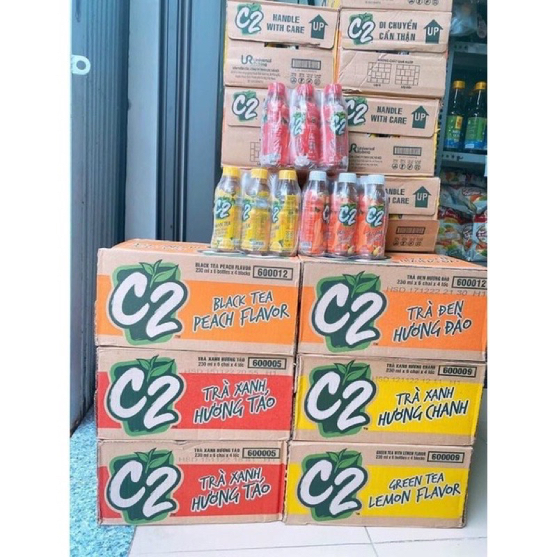 1 Thùng C2 Chanh- Táo 24 Chai x355ml Siêu Ngon | Shopee Việt Nam
