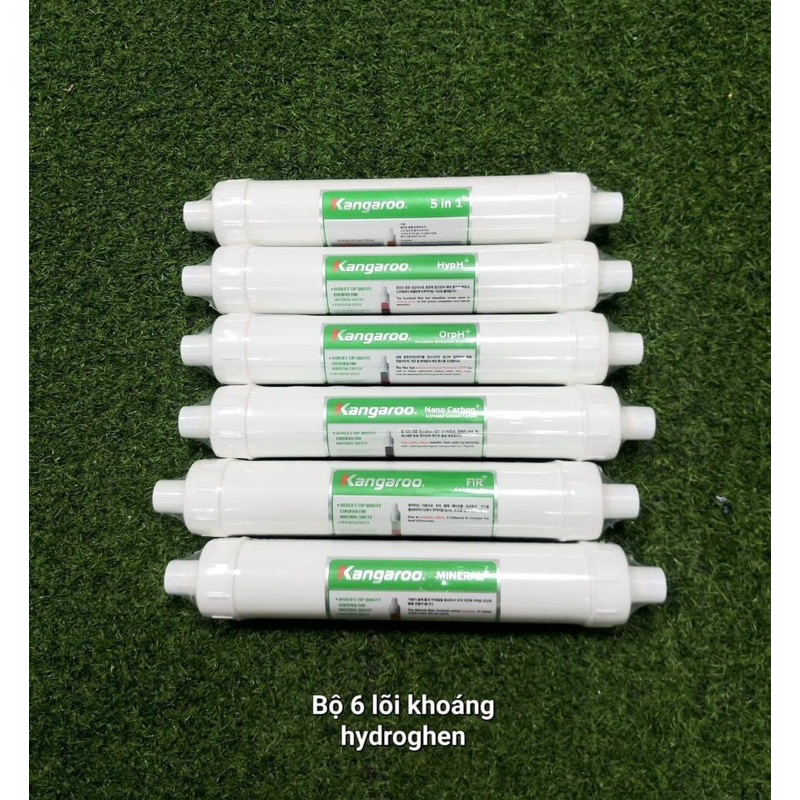 Combo 6 Lõi Lọc Lọc 5678910 Hydrogen KANGARO- Dùng thay thế cho máy RO ...