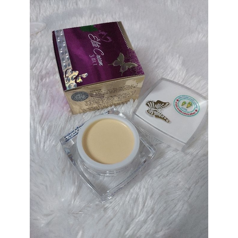 Kem Elite Cream 3 in 1 Nguyễn Quách màu tím chính hãng 12g | Shopee ...