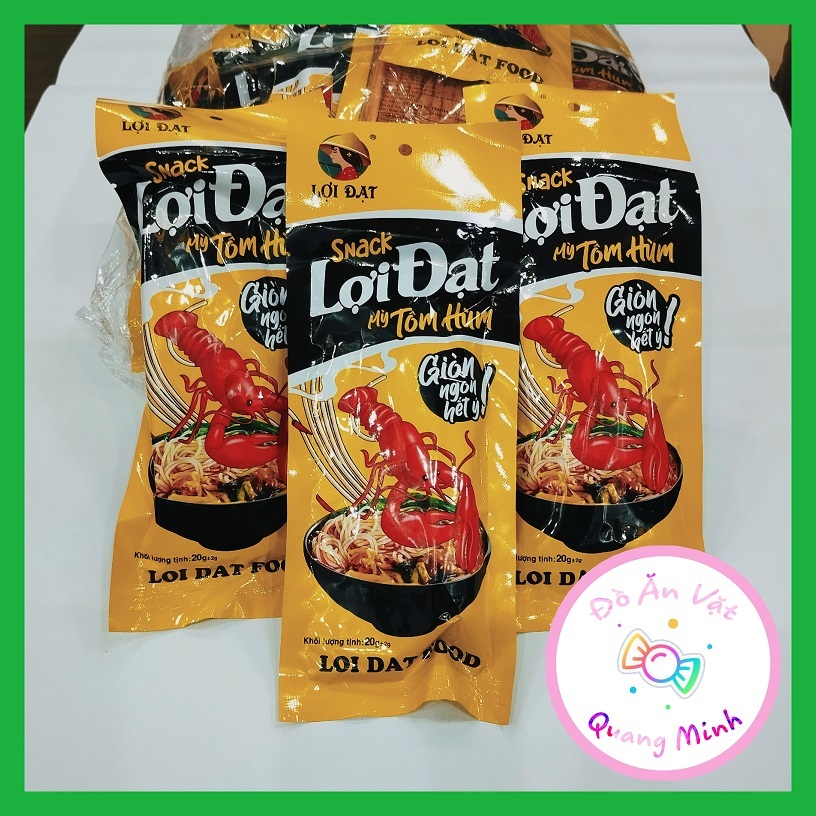 Bán sỉ Snack Mì tôm hùm Lợi Đạt bịch 30 gói thơm cay ngon hấp dẫn, đồ ...