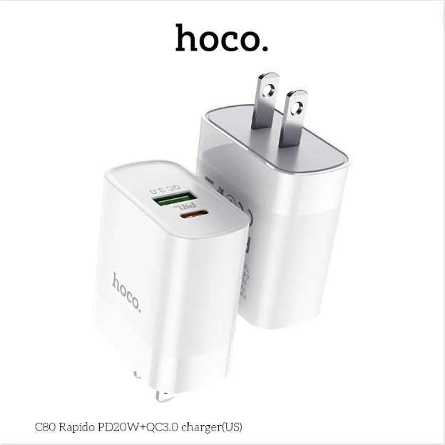 Củ Sạc Hoco C80 Sạc Nhanh 20W | Shopee Việt Nam