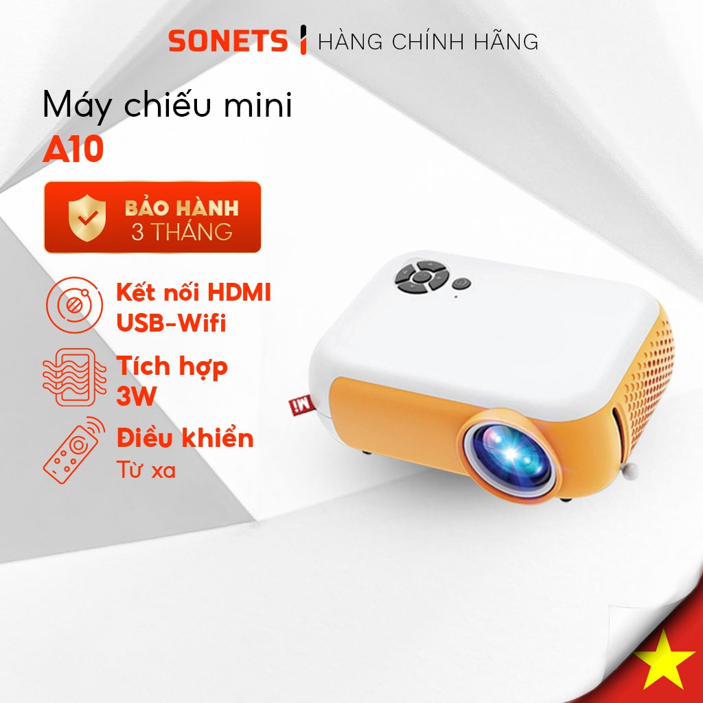 Máy Chiếu Phim Mini A10 Tại Nhà Tích Hợp Loa W3 Máy Chiếu Mini Thấu ...