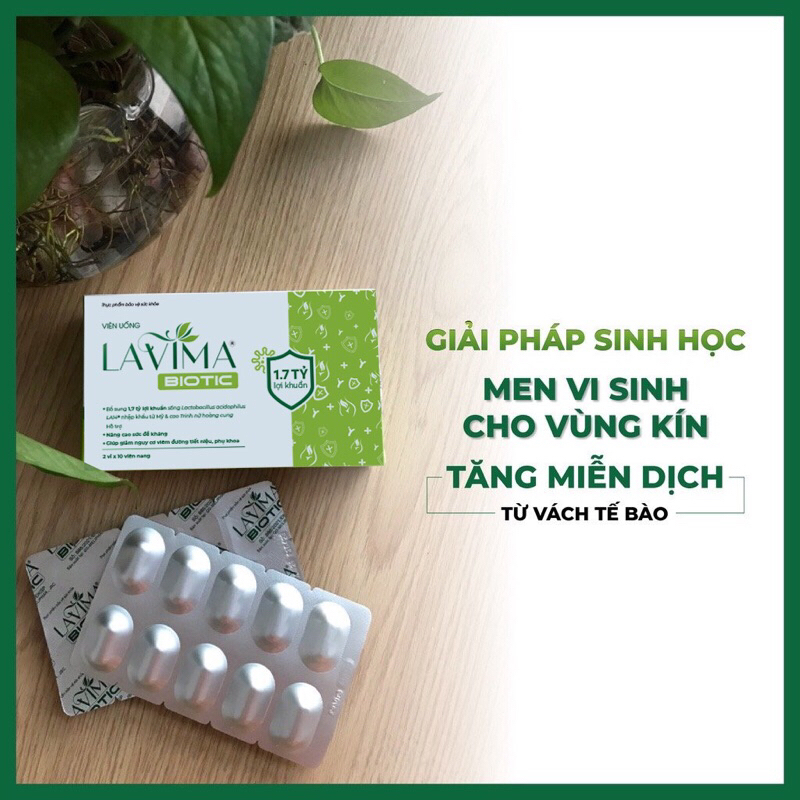 VIÊN UỐNG PHỤ KHOA MEN VI SINH LAVIMA BIOTIC 20 viên | Shopee Việt Nam