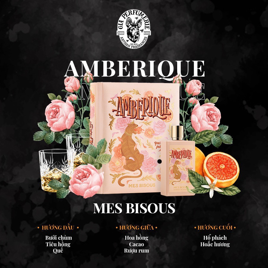 Gia Perfumerie I Nước hoa Mes Bisous Amberique extrait - Mẫu thử nước ...