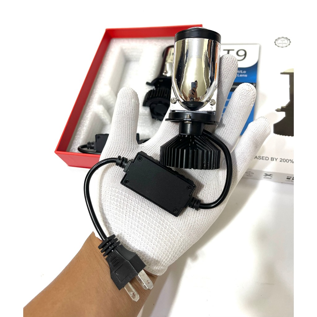 GIÁ SỐC MUA NGAY [RBHL2001/06/16] ĐÈN PHA LED T9/T40/T3 LẮP Ô TÔ & XE MÁY, CHÂN H4 ĐIỆN ÁP 12-24 ...