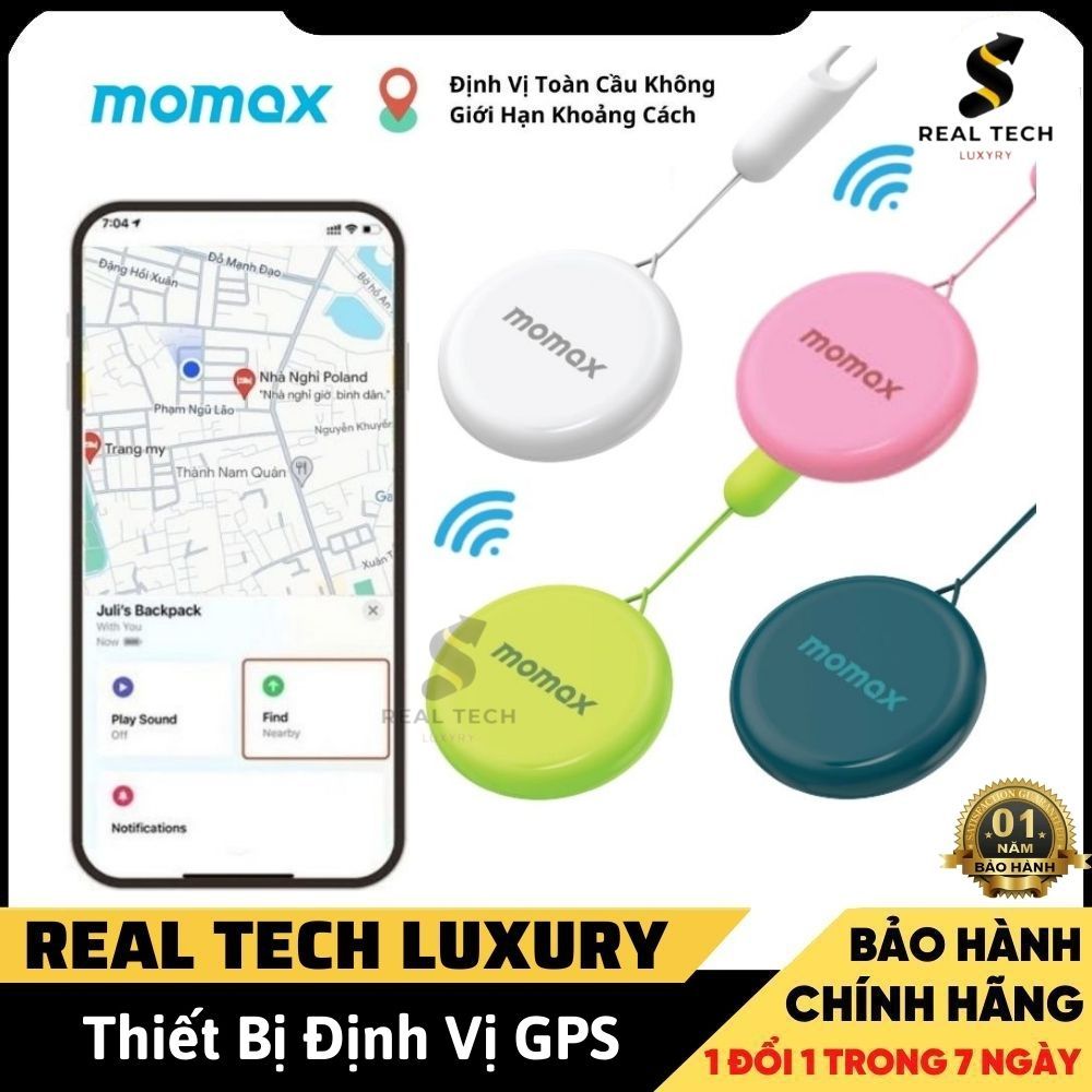 Thiết Bị Định Vị GPS Mini Momax PINPOP - Định Vị Xe Máy, Người Già ...
