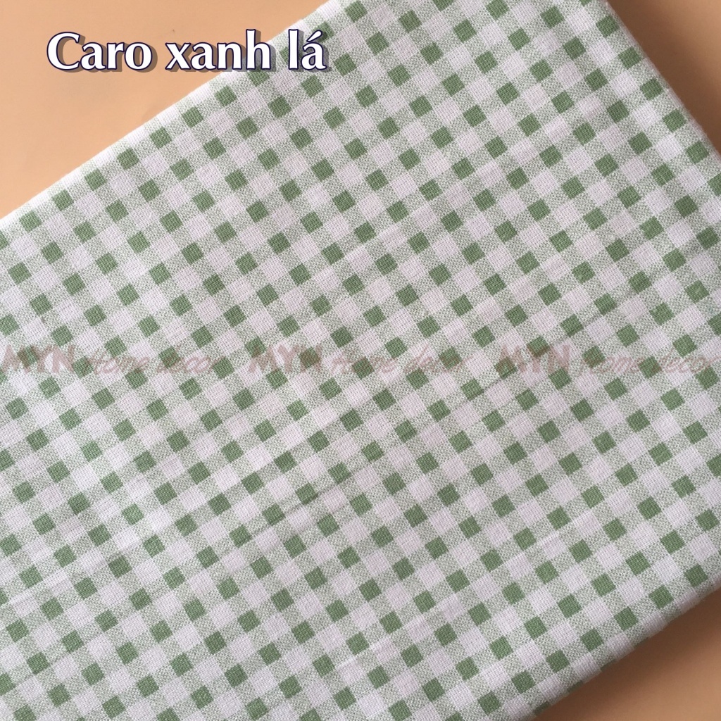 Khăn trải bàn kẻ caro vải bố canvas CHƯA MAY VIỀN, vải phông nền chụp ...