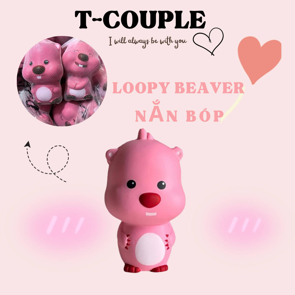 Mô hình Loopy Little Beaver nắn bóp co dãn xả stress TCOUPLE làm quà ...