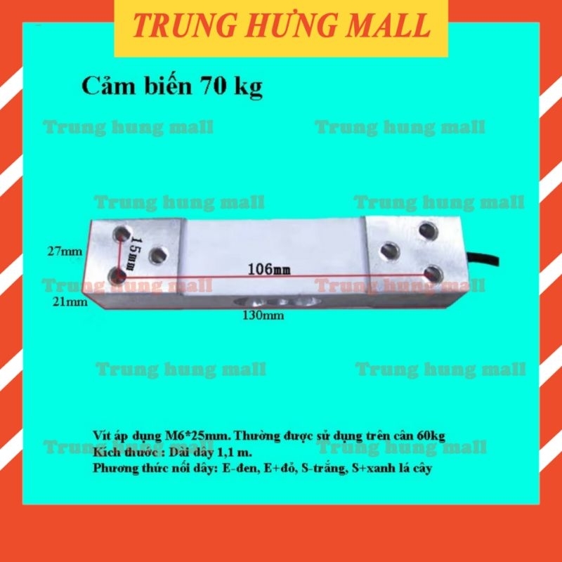 Cảm biến cân điện tử, Loadcell 70kg, 80kg, 120kg, 130kg, 140kg, 150kg, 180kg | Shopee Việt Nam