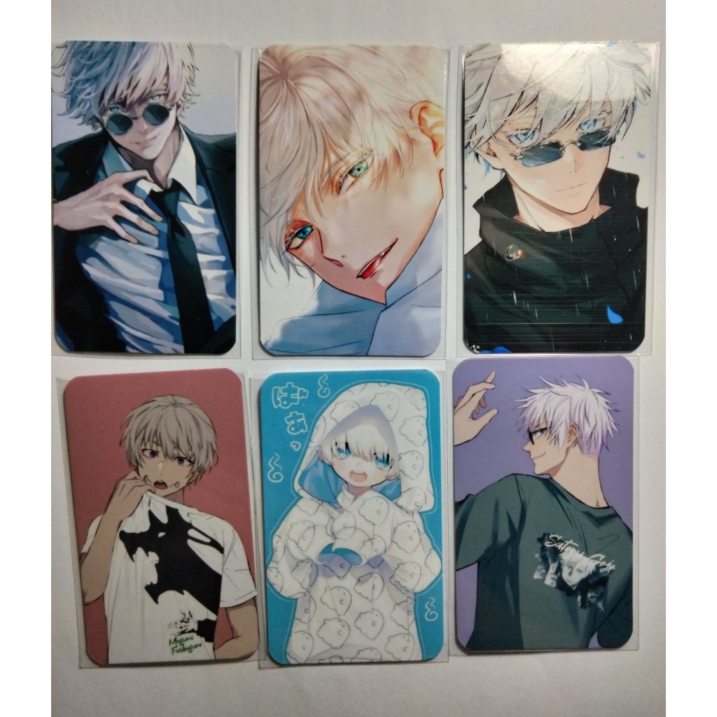 (Hàng sẵn) Card artist Anime Jujutsu Kaisen char Gojo Satoru | Shopee ...
