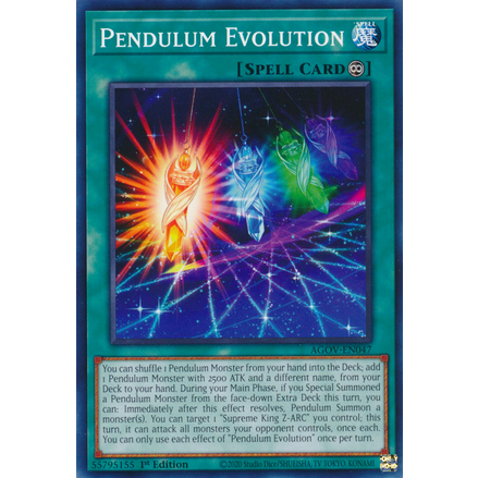 [ Bài Yugioh Chính Hãng ] Pendulum Evolution - AGOV-EN047 - Common 1st Edition | Shopee Việt Nam