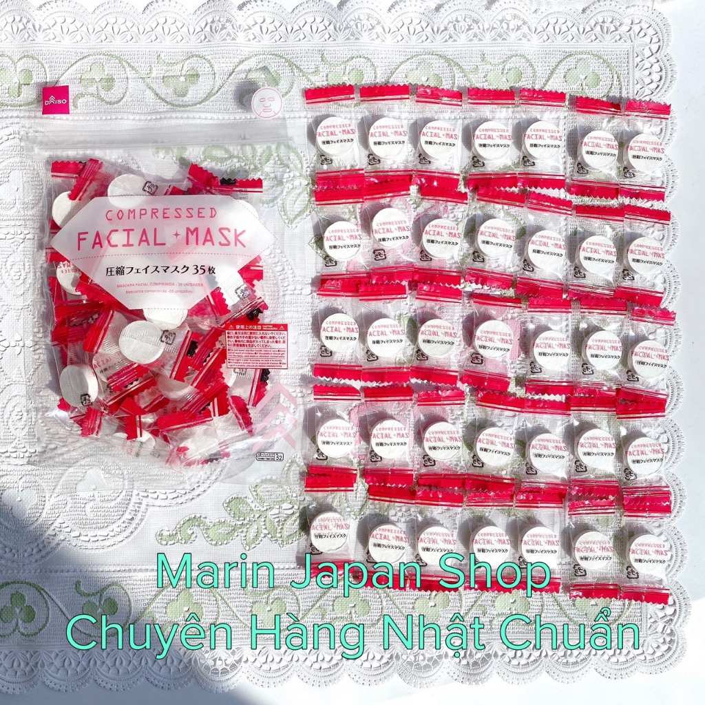 (Chuẩn AUTH,nội địa Nhật) Mặt nạ nén làm lotion Mask Daiso Nhật Bản | Shopee Việt Nam