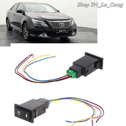 Công tắc đèn sương mù Toyota Camry 24 x 42 24mm 42mm Nút ấn LED pha trợ ...