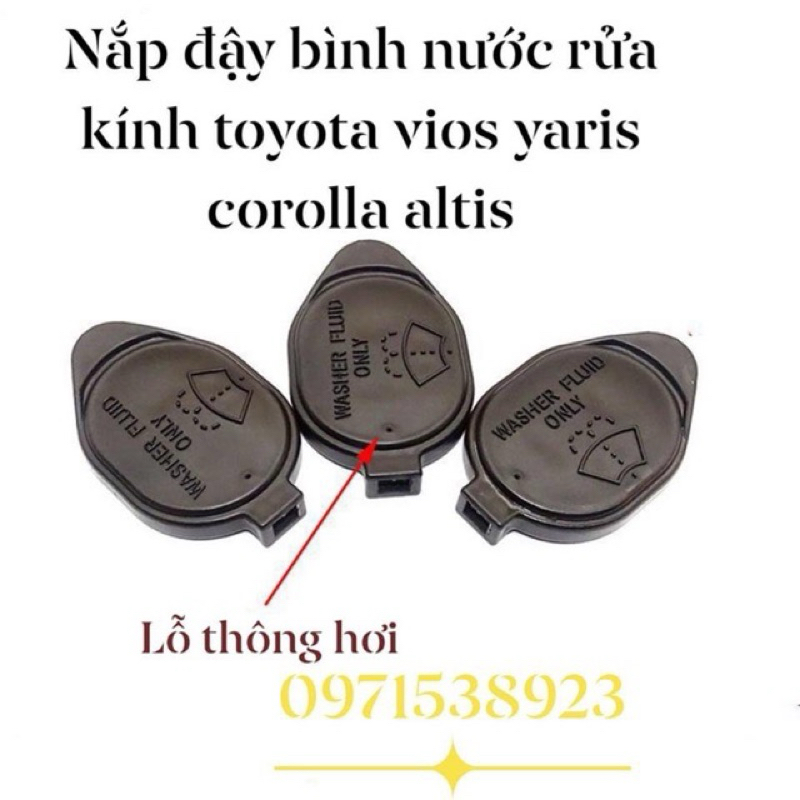 nắp đậy bình nước rửa kính toyota vios yaris corolla altis mã ...