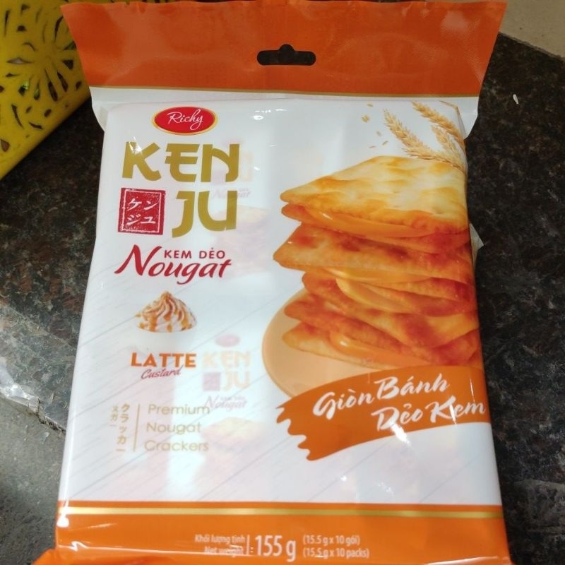 Bánh Quy Kenju Nougat Kem Sữa Richy Hộp 279g/186g/155g | Shopee Việt Nam