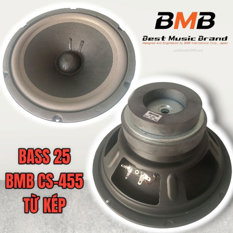 Loa Bass 25 ( 2,5 tấc ) BMB CS-455 từ kép khủng | Shopee Việt Nam