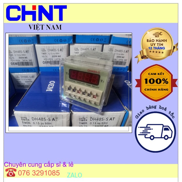 (HÀNG CHINT*CHÍNH HÃNG) RƠ LE HẸN THỜI GIAN TIMER BỘ CÔNG TẮC HẸN GIỜ ...