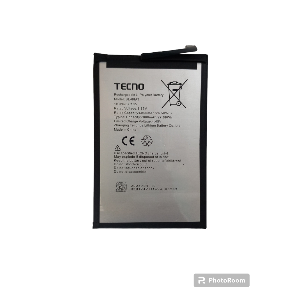 Pin Chính Hãng Tecno Bl-68AT Dùng Cho Tecno Pova 2 / LE7 | Shopee Việt Nam