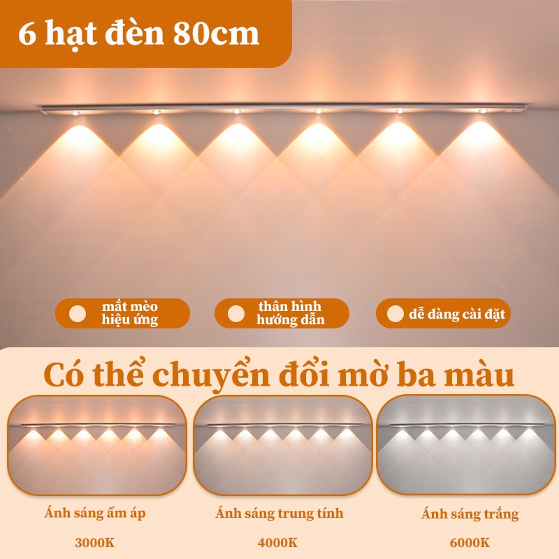 OSIDEN đèn led trang trí điều chỉnh độ sáng đèn cảm ứng tủ quần áo nhà ...