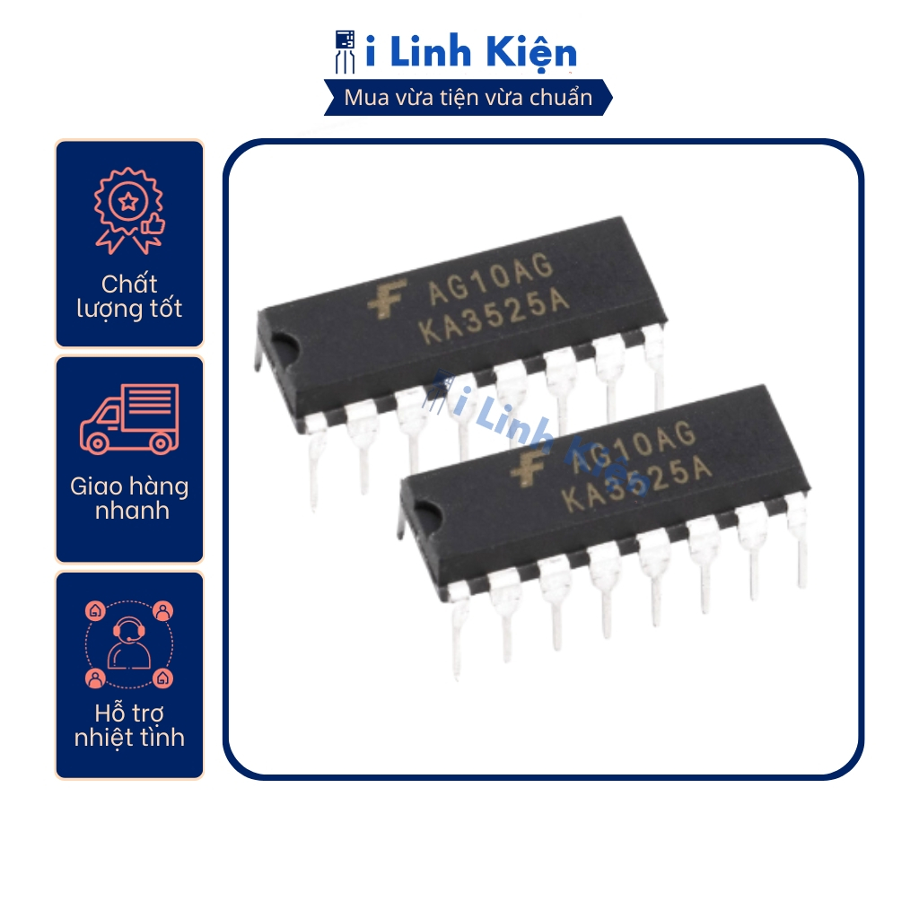 KA3525 IC KA3525A 16 chân chân cắm DIP-16 chính hãng. | Shopee Việt Nam