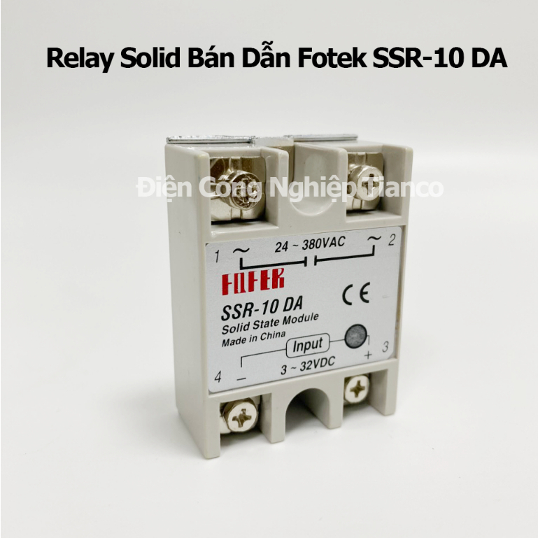 Relay bán dẫn Fotek Solid Relay SSR-10DA SSR-10DD | Shopee Việt Nam