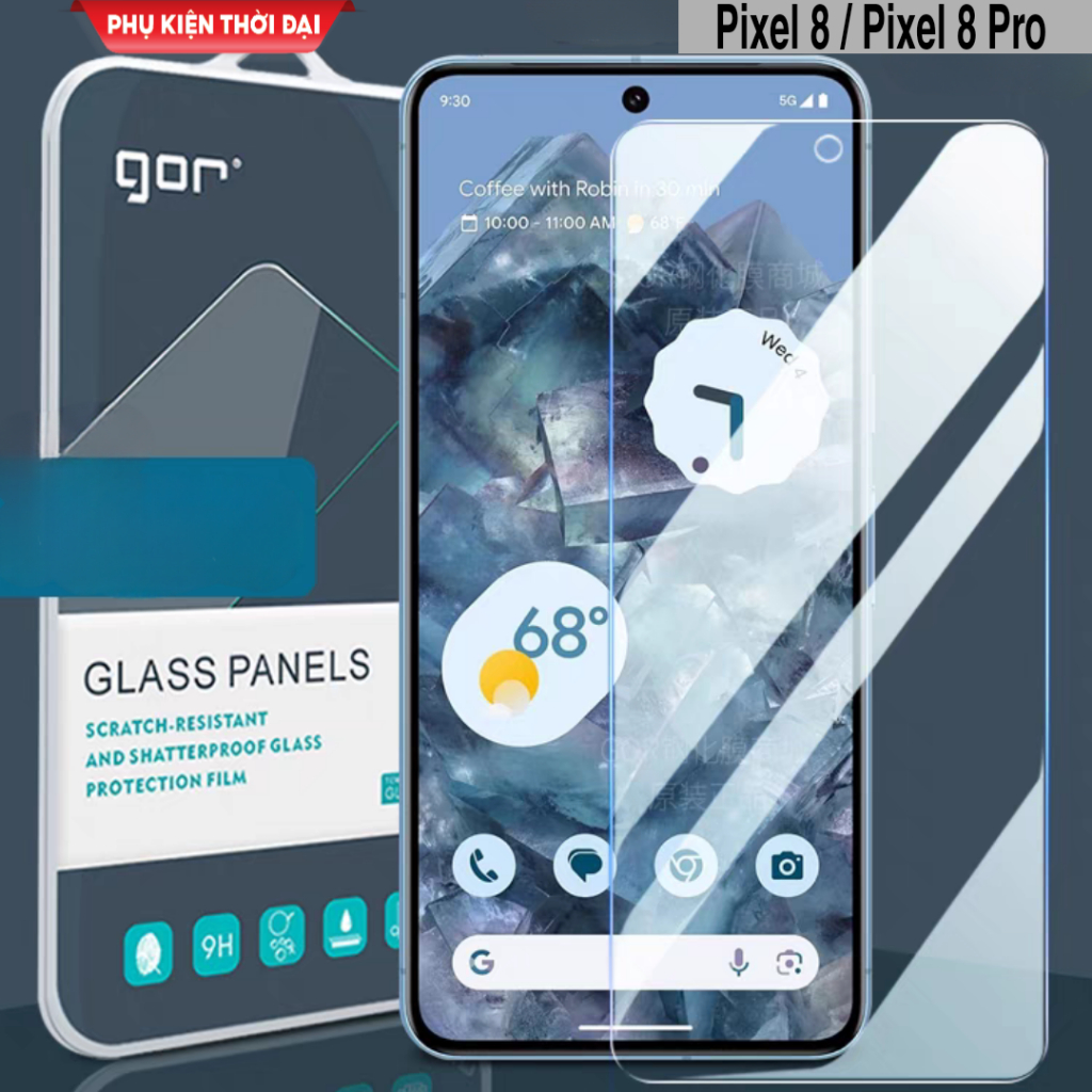 Cường lực Gor Pixel 8 / Pixel 8 Pro / 8A / Pixel 9 / 9 Pro / 9 Pro XL ...