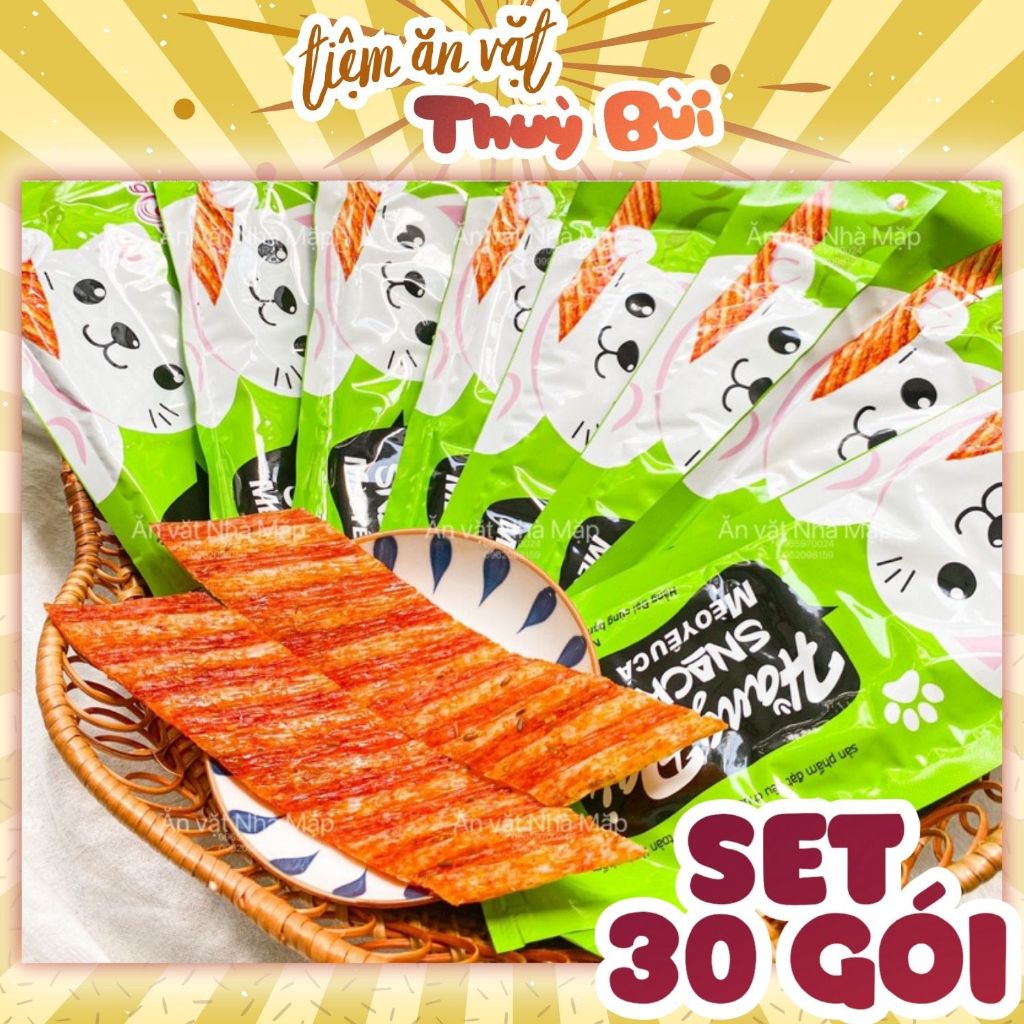 Bịch 30 Gói Snack Hằng Đại Mèo Yêu Cá Cay Đặc Biệt[🔥KHUYẾN MẠI🔥 ...