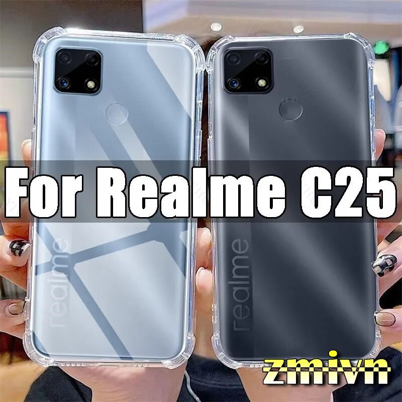 Ốp lưng dẻo chống va đập Realme C25 V15 5G Q3 pro chống sốc 4 góc, bảo ...