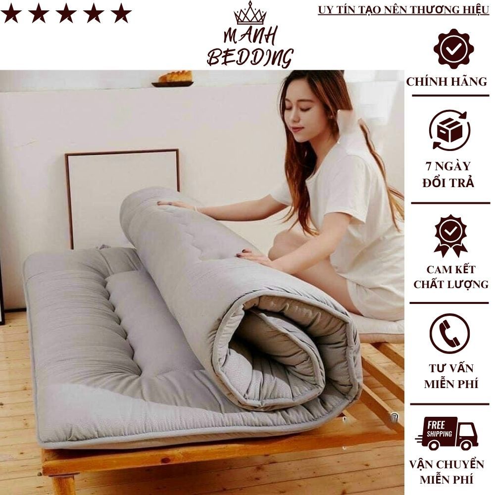 Nệm Topper Đệm Bông Trải Giường trải sàn cao cấp,1m2,1m6x2m,1m8x2m,dày ...
