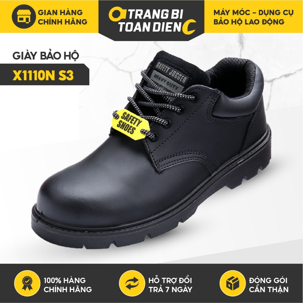 Giày Bảo Hộ Lao động Jogger X1110 Cổ Thấp Da Thật Chống đinh Chống
