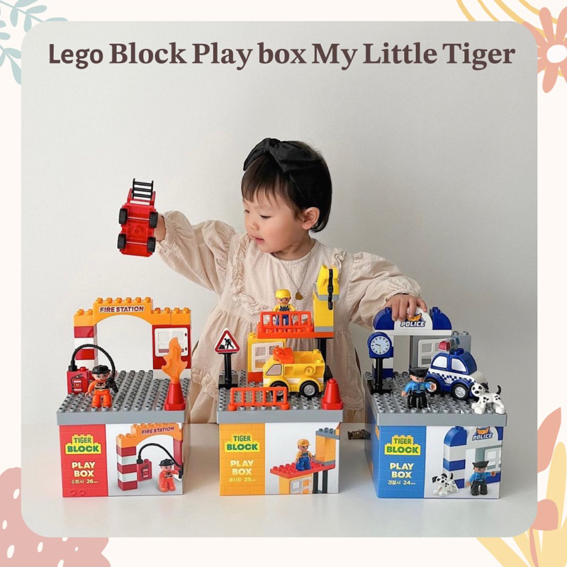 Lego Block Play Box My Little Tiger Cho Bé Hàn Quốc | Shopee Việt Nam