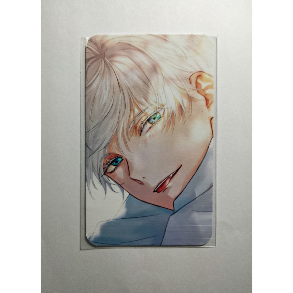 (Hàng sẵn) Card artist Anime Jujutsu Kaisen char Gojo Satoru | Shopee ...