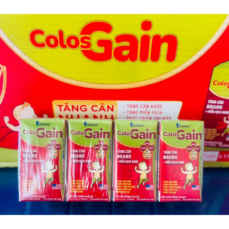 Thùng Sữa Bột Pha sẵn ColosGain 110ml (48 Hộp) | Shopee Việt Nam