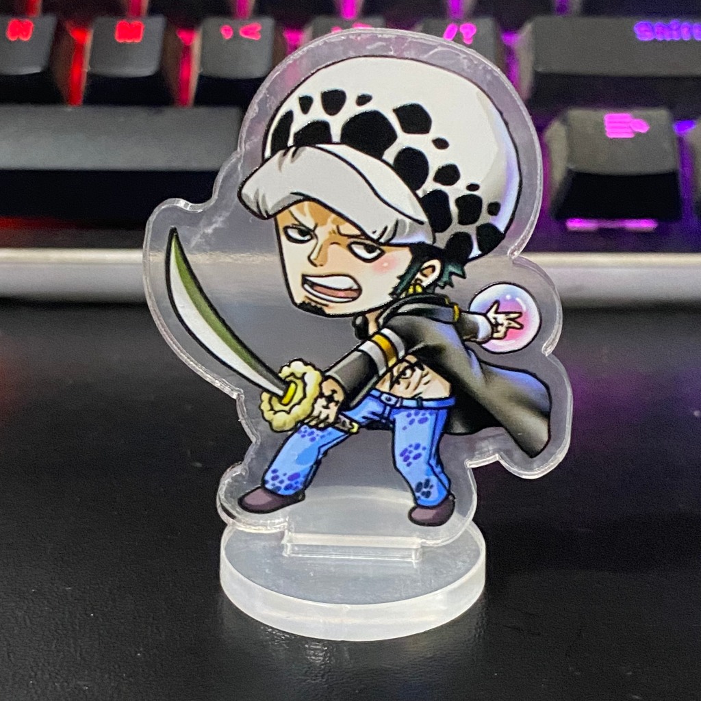 [6CM] Mô hình One Piece standee tranh kính mini acrylic trưng bày nhân ...