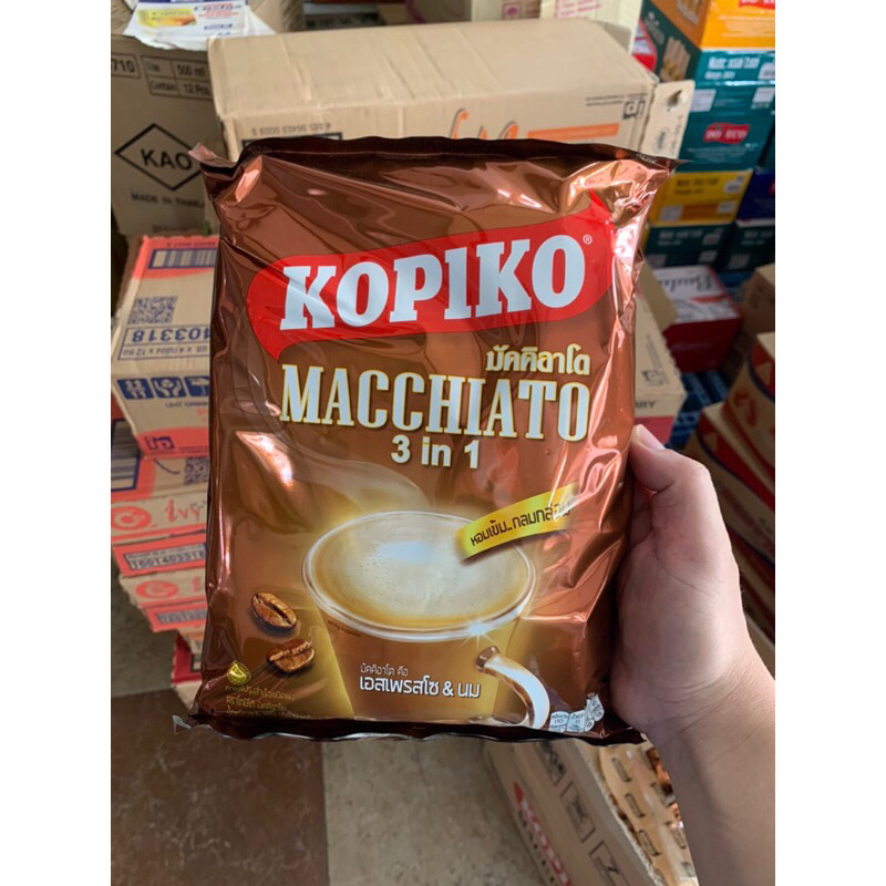 [ 480G ] Cà Phê Hòa Tan Kopiko Macchiato Thái Lan bịch 480g | Shopee Việt Nam