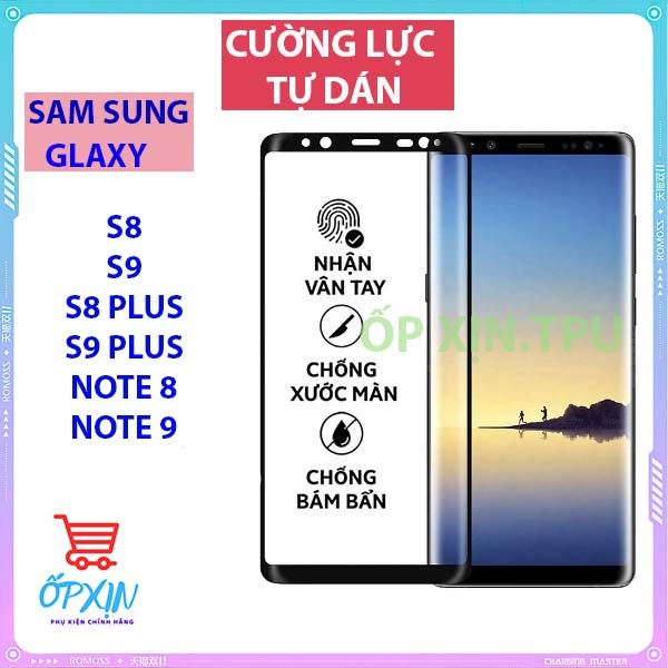 Kính cường lực keo tự dán Samsung S8/9 /S8/S9 Plus / Note 8/9 full màn hình | Shopee Việt Nam