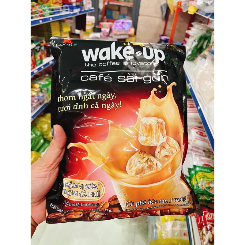 cafe wake up sài gòn bịch 24 gói x19g | Shopee Việt Nam