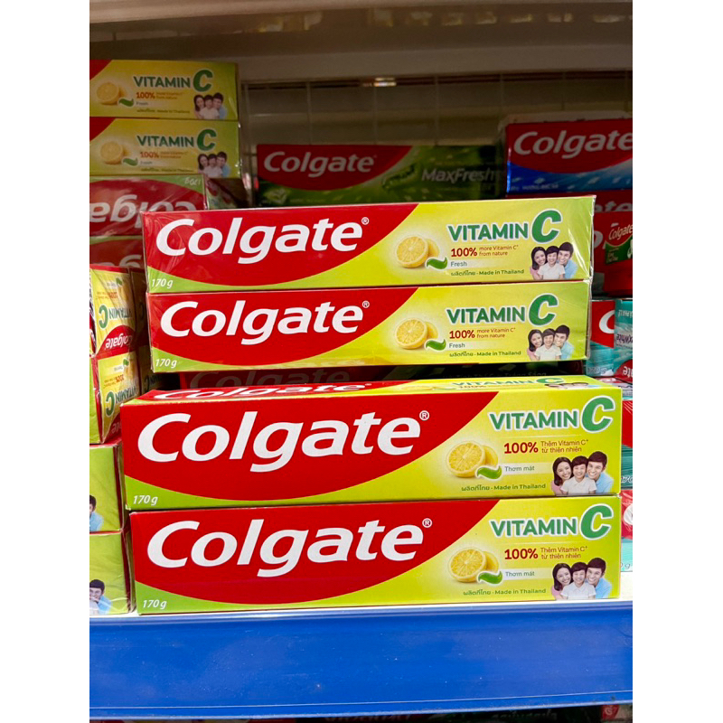 Kem Đánh Răng Colgate Vitamin C Thơm Mát Tuýp 170g | Shopee Việt Nam