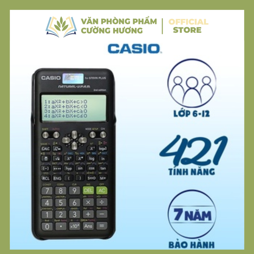 Máy Tính Casio FX 570VN Plus New 2nd Edition | Shopee Việt Nam