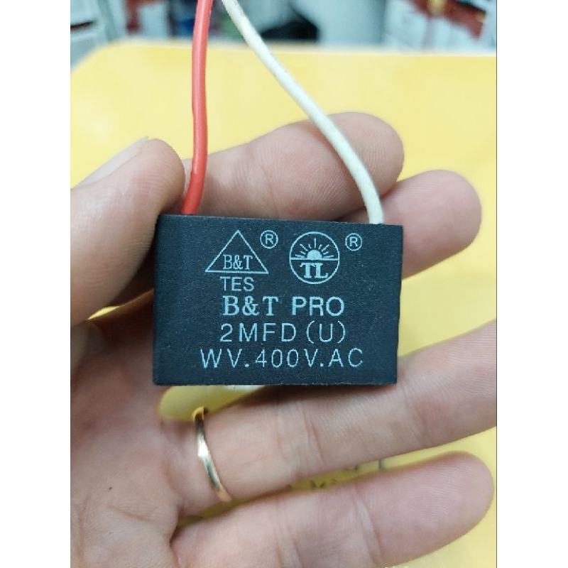 Tụ điện. Capa. Tụ máy kích cơ. 1.5MF, 2MF, 3MF, 4MF, 4.75MF, 6MF, 8MF, 10MF, 15MF (350V - 400V ...