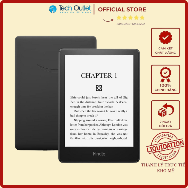 Máy đọc sách kindle paperwhite 5 ( 11th ) màn hình eink, 6,8 inch ...